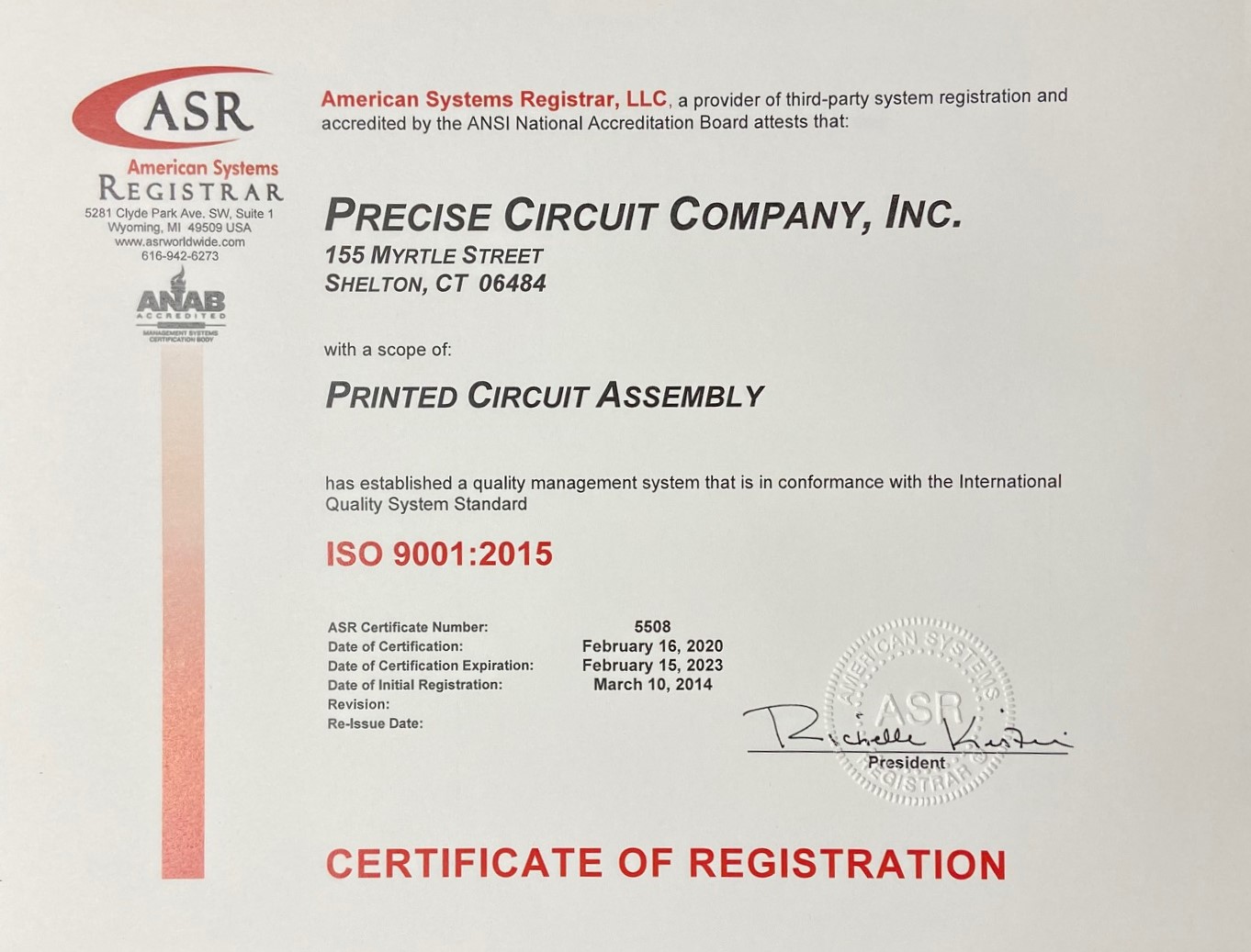 About – Precise Circuit Company, Inc.